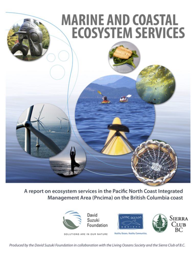 Marine and Coastal Ecosystem Services: A Report on Ecosystem Services in the Pacific North Coast ...