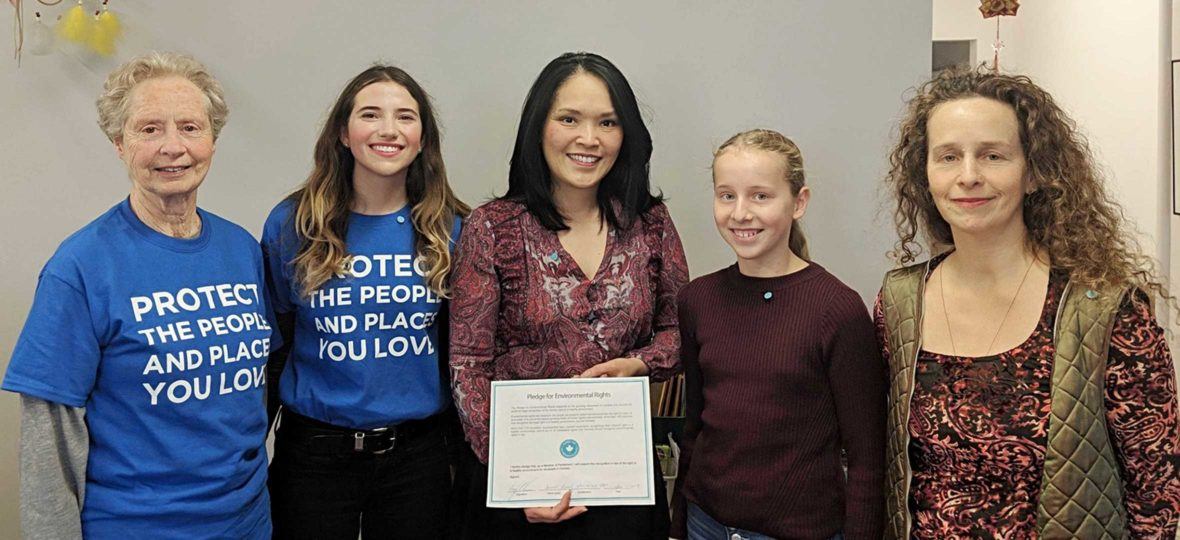 MP Pledge for Environmental Rights takes off - David Suzuki Foundation