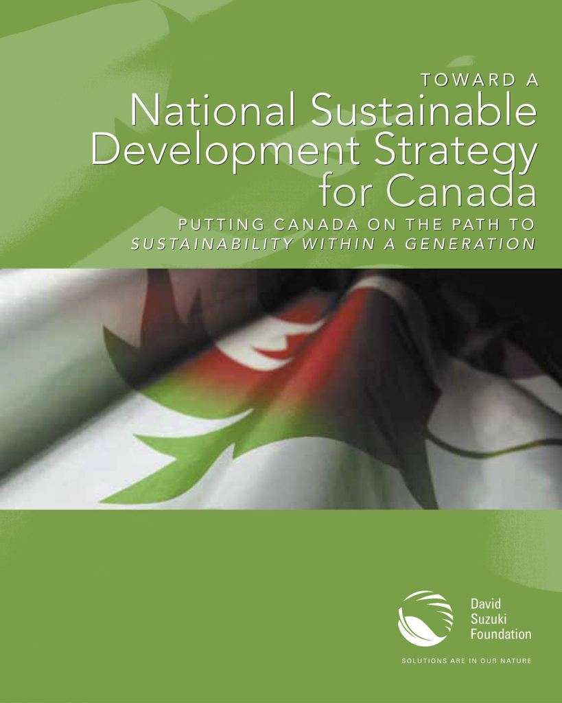 Toward a National Sustainable Development Strategy for Canada: Putting ...