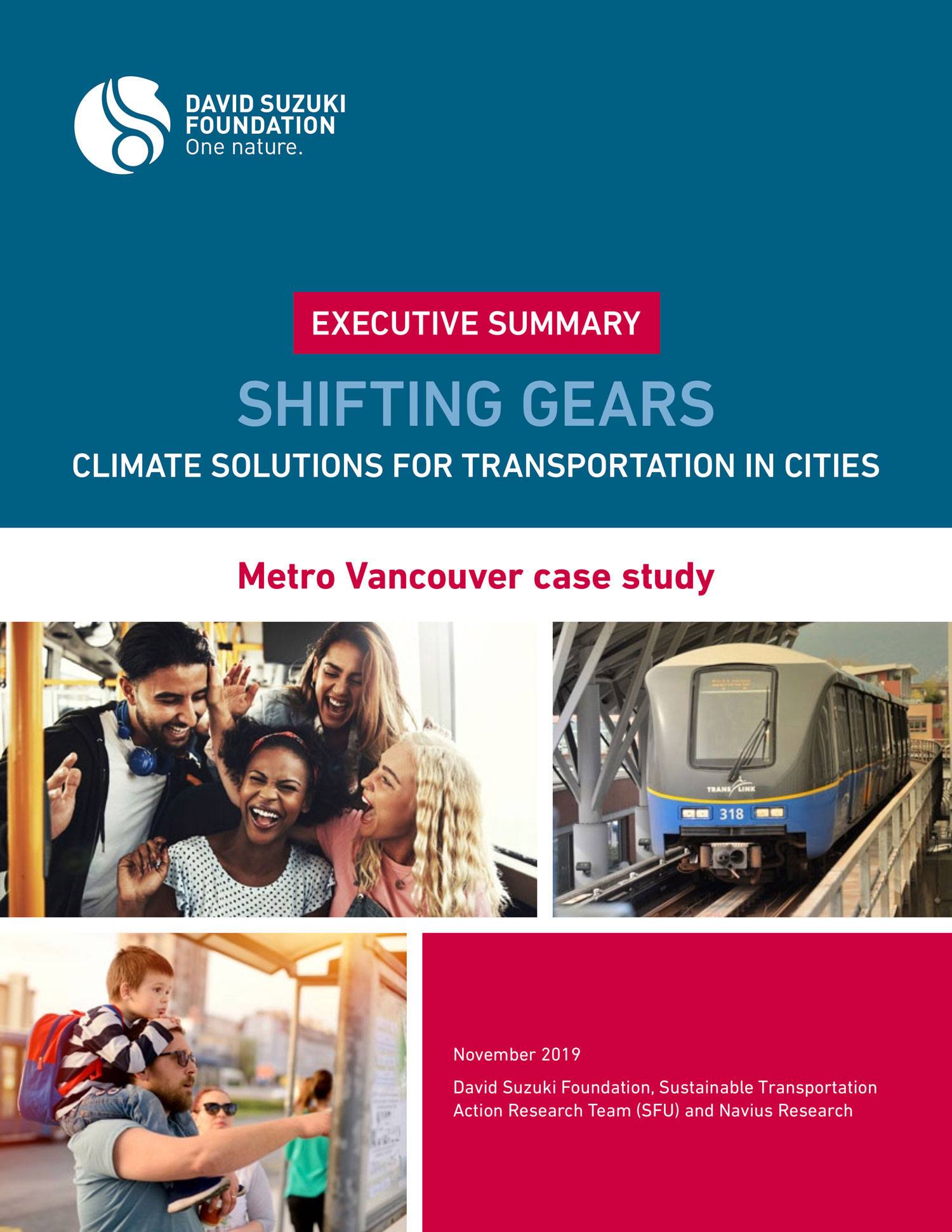 EXECUTIVE SUMMARY — Shifting Gears: Climate Solutions for ...