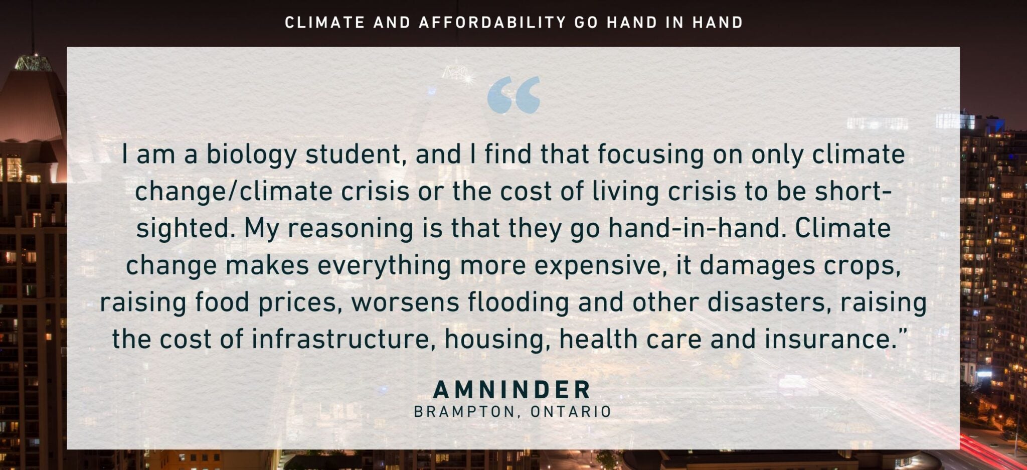 Ignoring climate change is just too expensive - David Suzuki Foundation