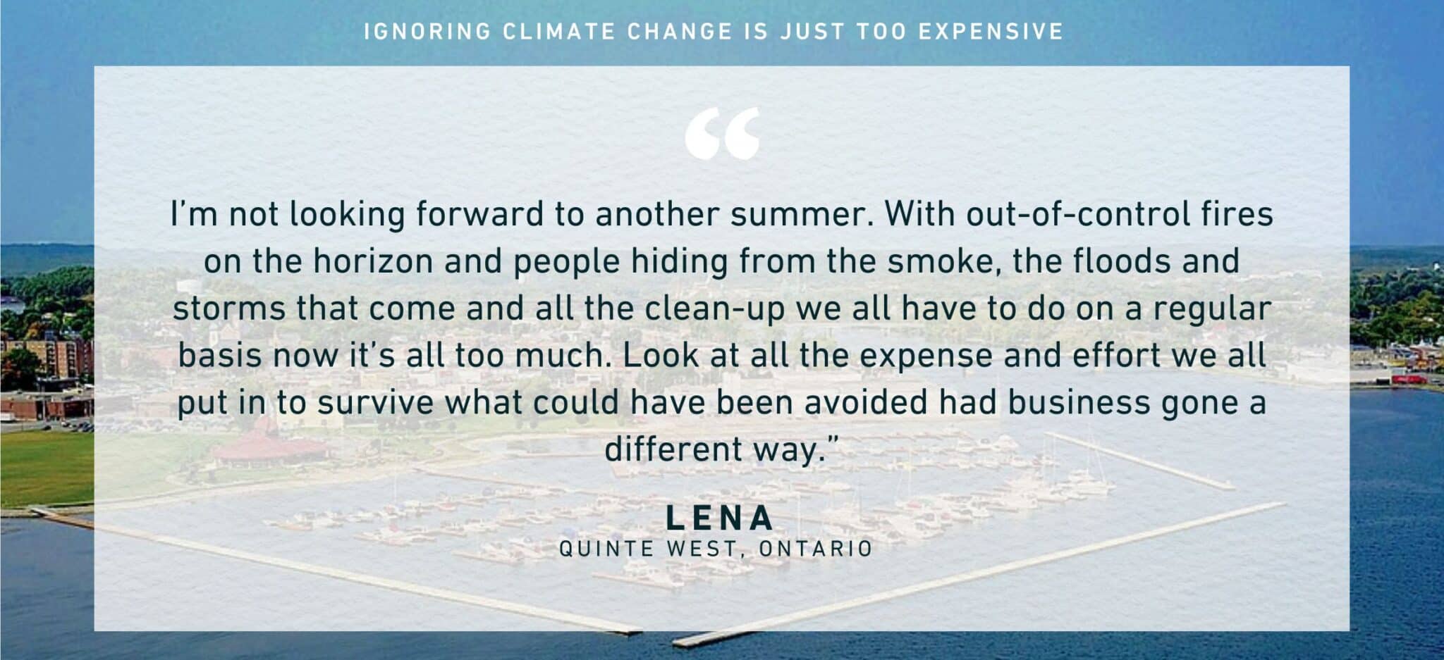 Ignoring climate change is just too expensive - David Suzuki Foundation